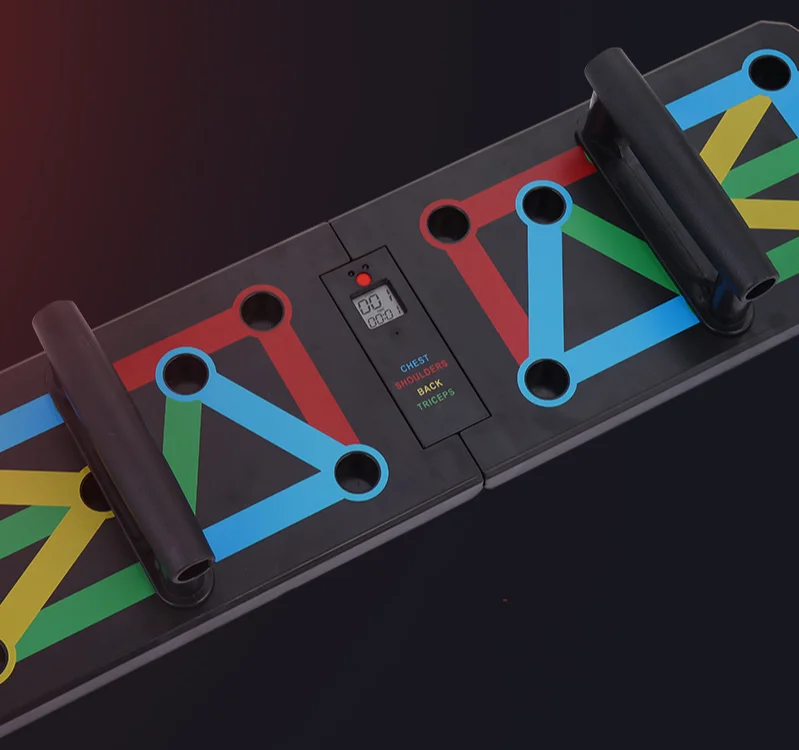 Premium Workout Fitness Exercise System Folding Push Up Board Home Use ...