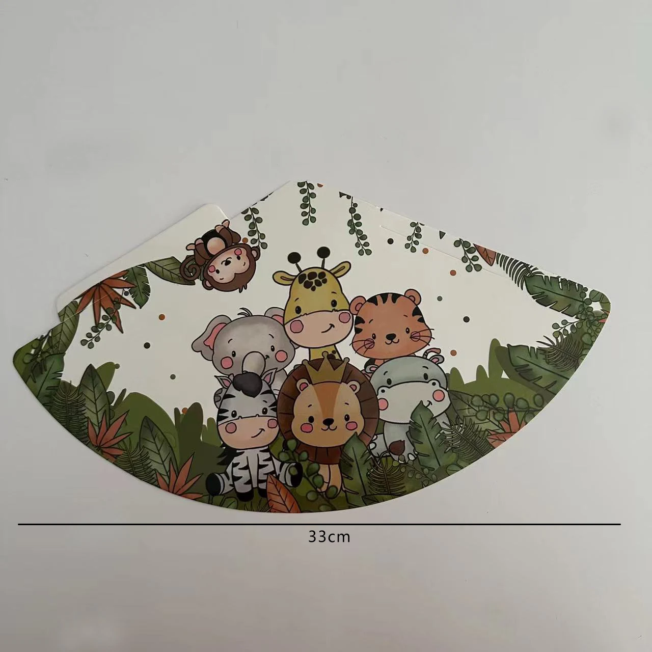 Jungle Animals Theme Printed Paper Hats - Creative & Eco-friendly