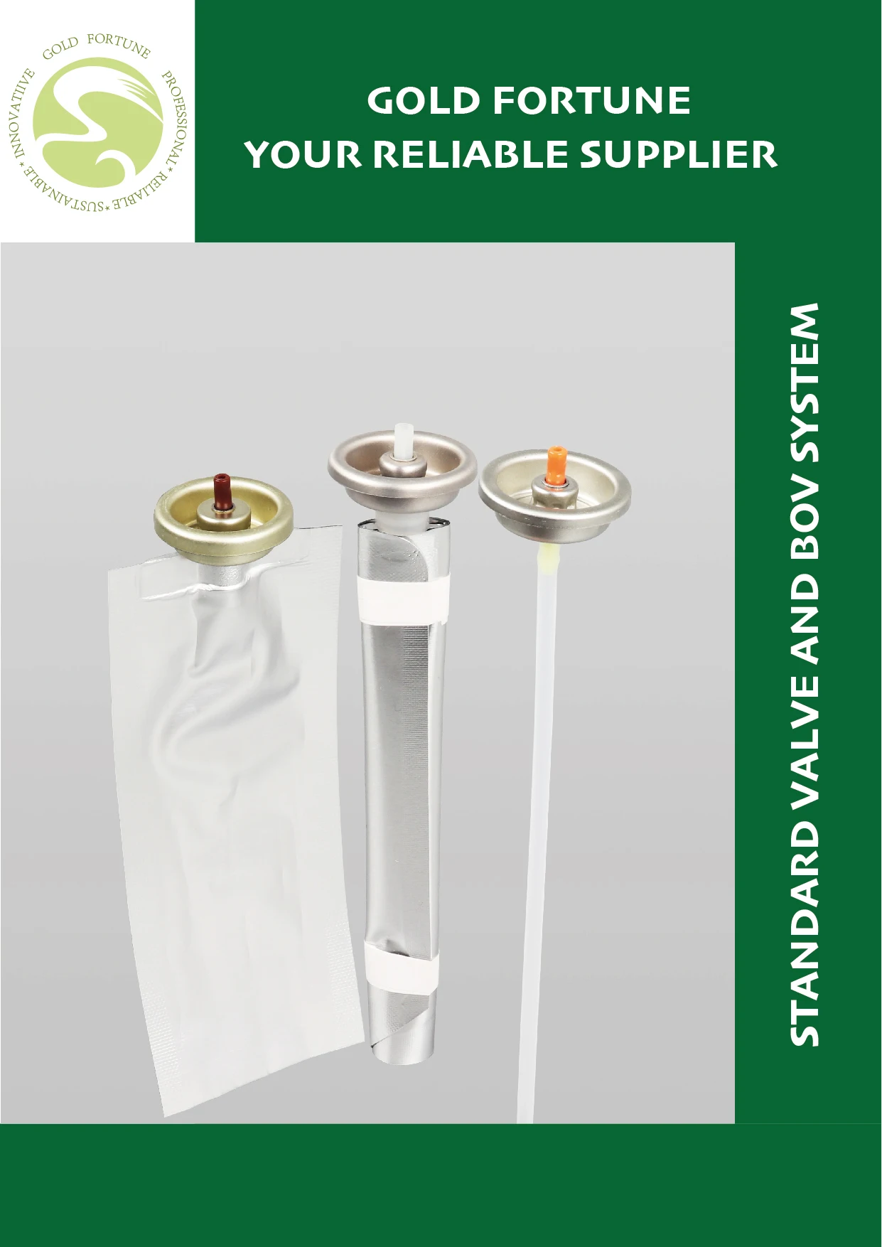 Aerosol Spray Powder Valve for Antiperspirant & Dry Shampoo