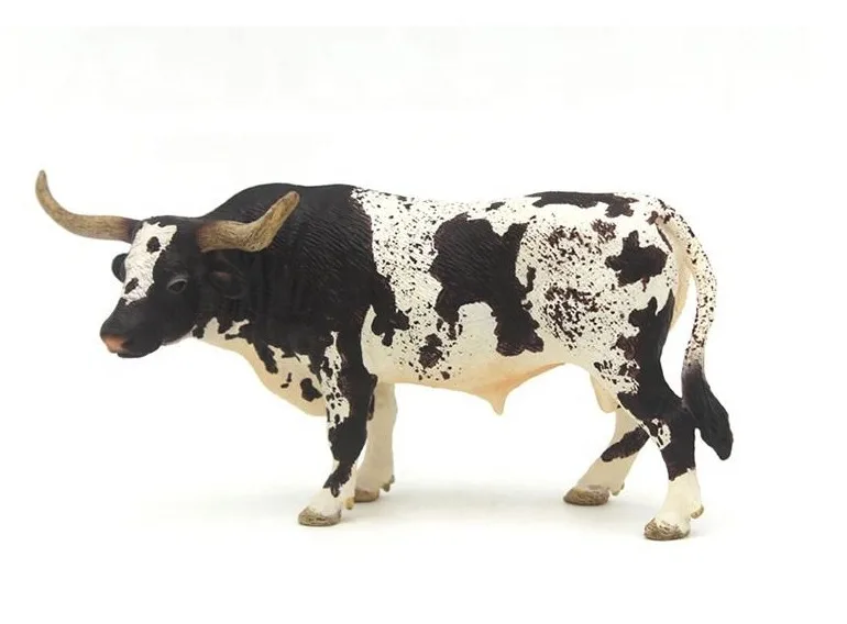 Ept Toy Kids Plastic Realistic Safari Cow Toy Farm Zoo Animal Set Toys ...