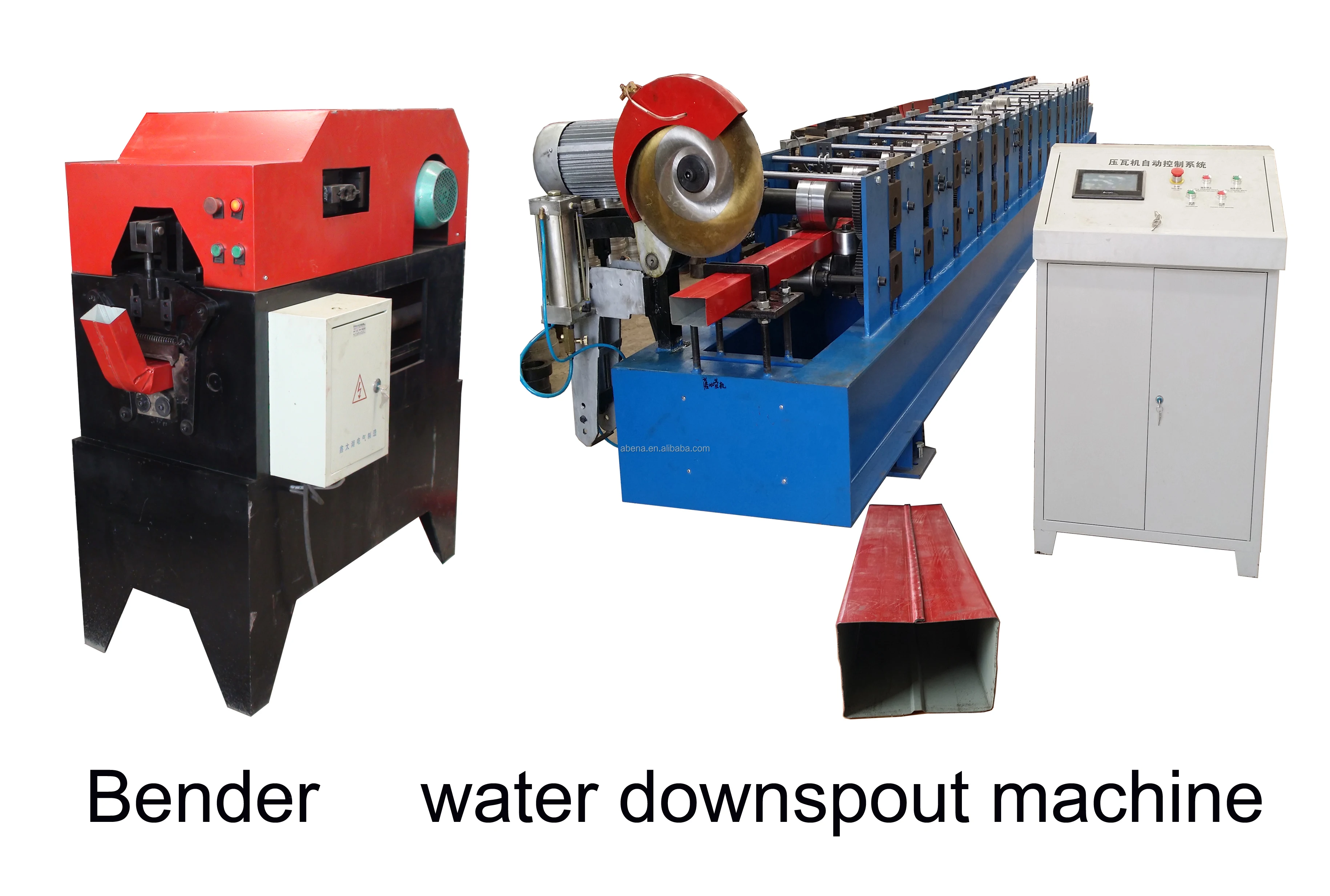 Galvanised Square Downpipes Machine Aluminum 3x4 Down Spout Making Roll ...