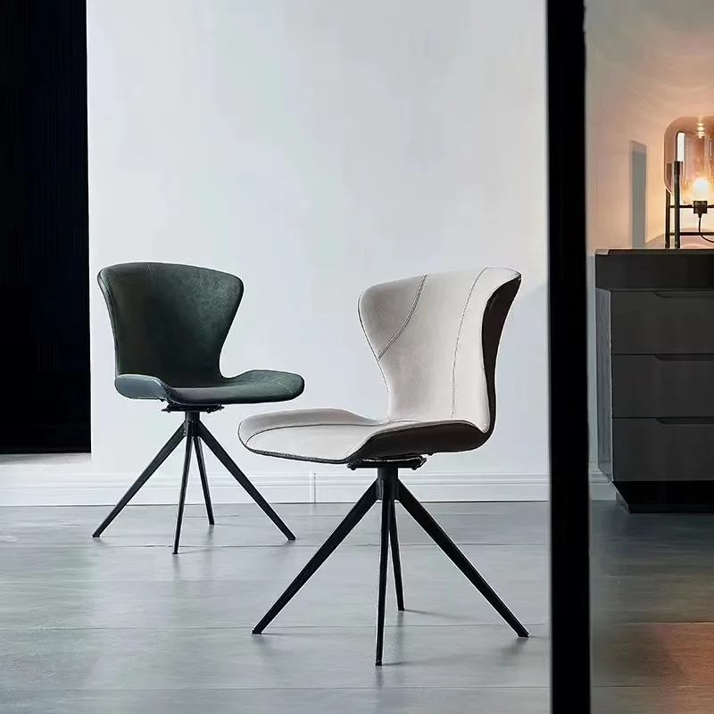 Streamline Ergonomic Curves Swivel Dinette Chairs