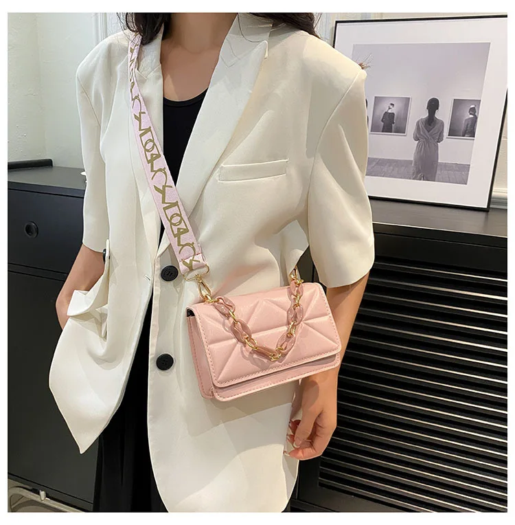 MU Cheap Price Women's Handbags Fashion Women's Shoulder Bags PU Square ...