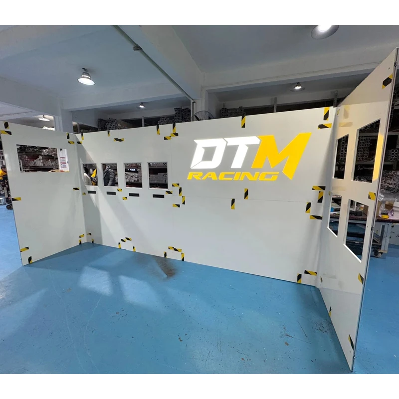 Modular Pit Garage Walling System - Chleh Panels for Racing