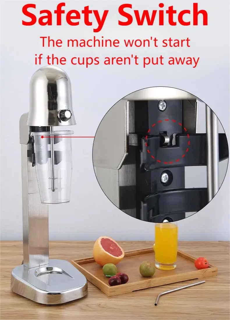 Commercial Stainless Steel Automatic Milkshake Machine