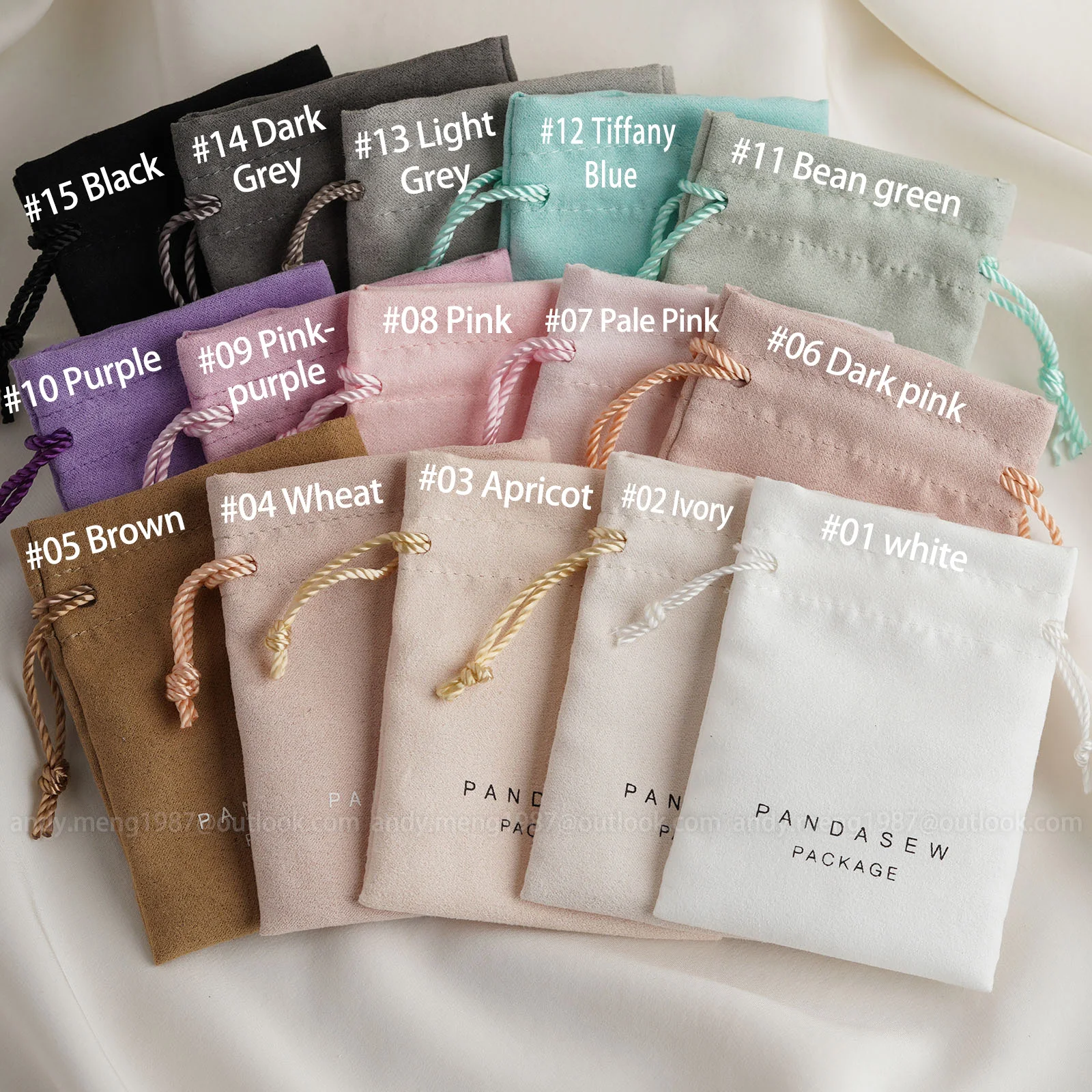 Pandasew Custom Drawstring Bag - Elegant Jewelry Packaging