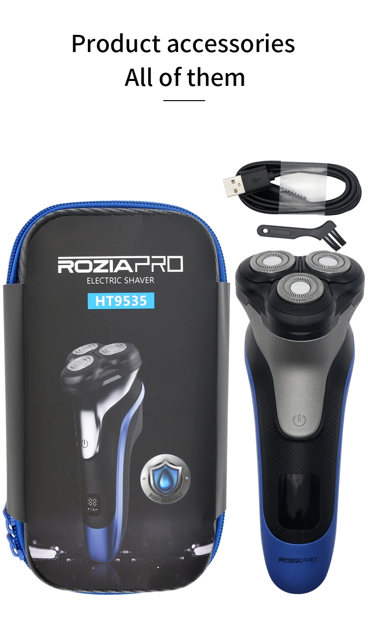 ROZIA Rechargeable Portable Electric Rechargeable Shaver Refreshment ...