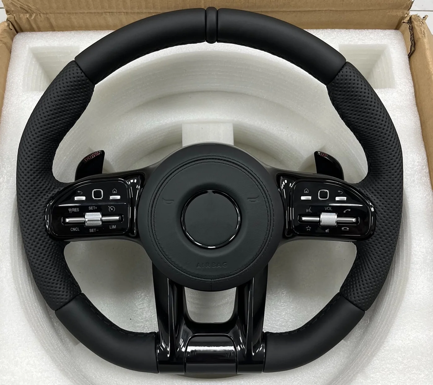 C Class W204 C63 W212 W218 W207 W172 Slk Matt Carbon Fiber Steering ...
