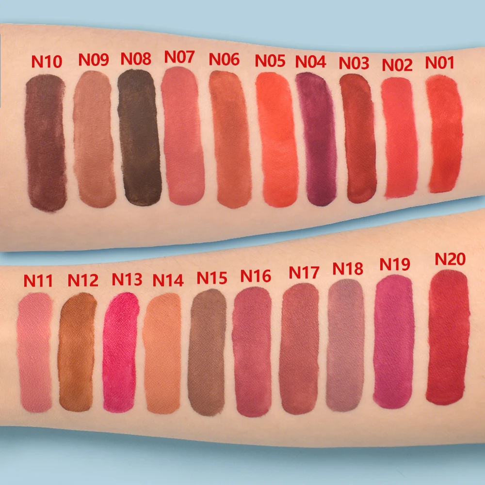 Wholesale 2 in 1Matte Lipstick Set Lipstick and Lip Liner Set Creamy ...