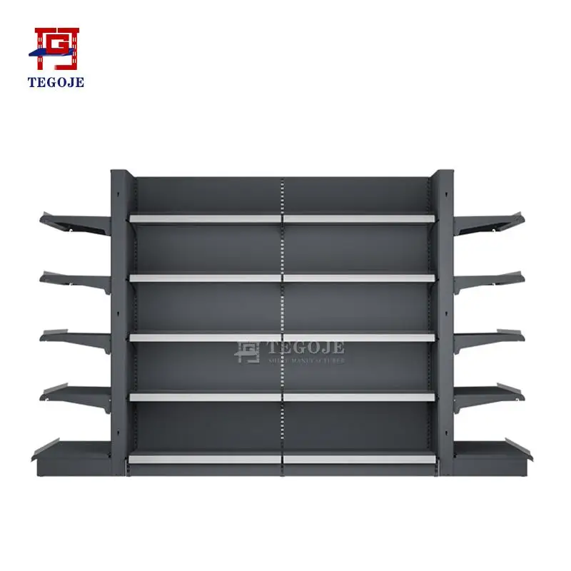 Best Design Miniso Racks Heavy Duty Gondola Rack Supermarket Shelves ...