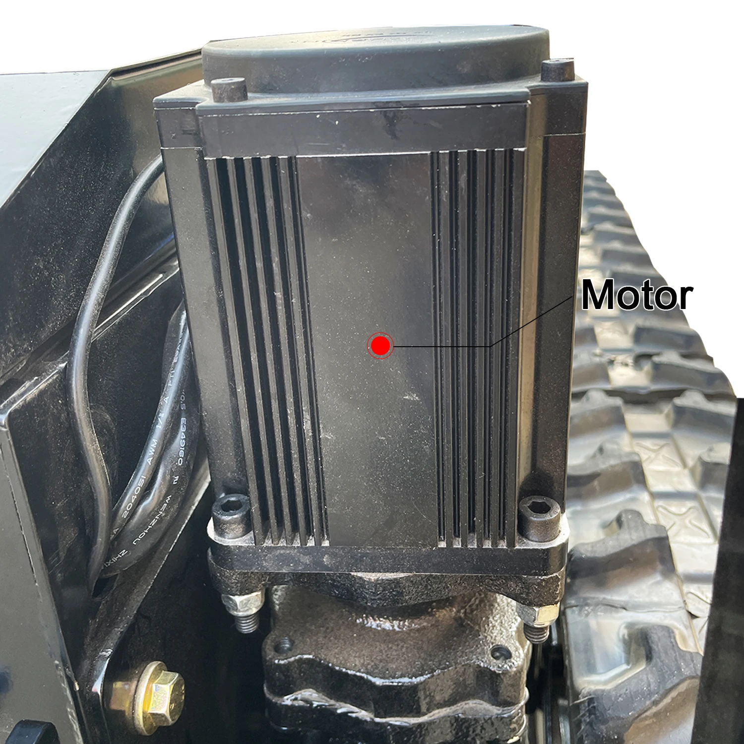 Crawler Lawn Mower Rubber Crawler Robot Gasoline Self Propelled Garden ...