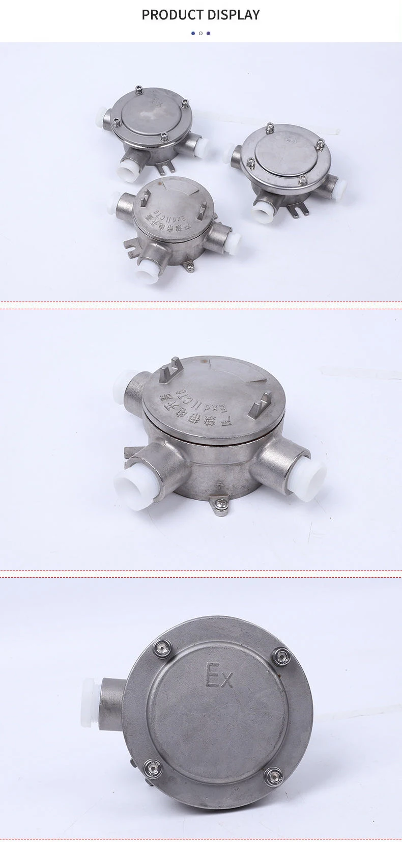 Stainless Steel Ex Proof Junction Box Three Way| Alibaba.com