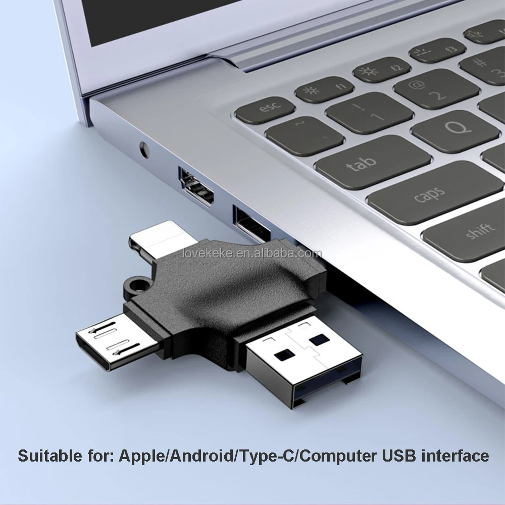 Lovekeke Usb Type-c To 1*3.0 Usb +2*2.0 Usb +tf Card +micro Card Port 5 ...