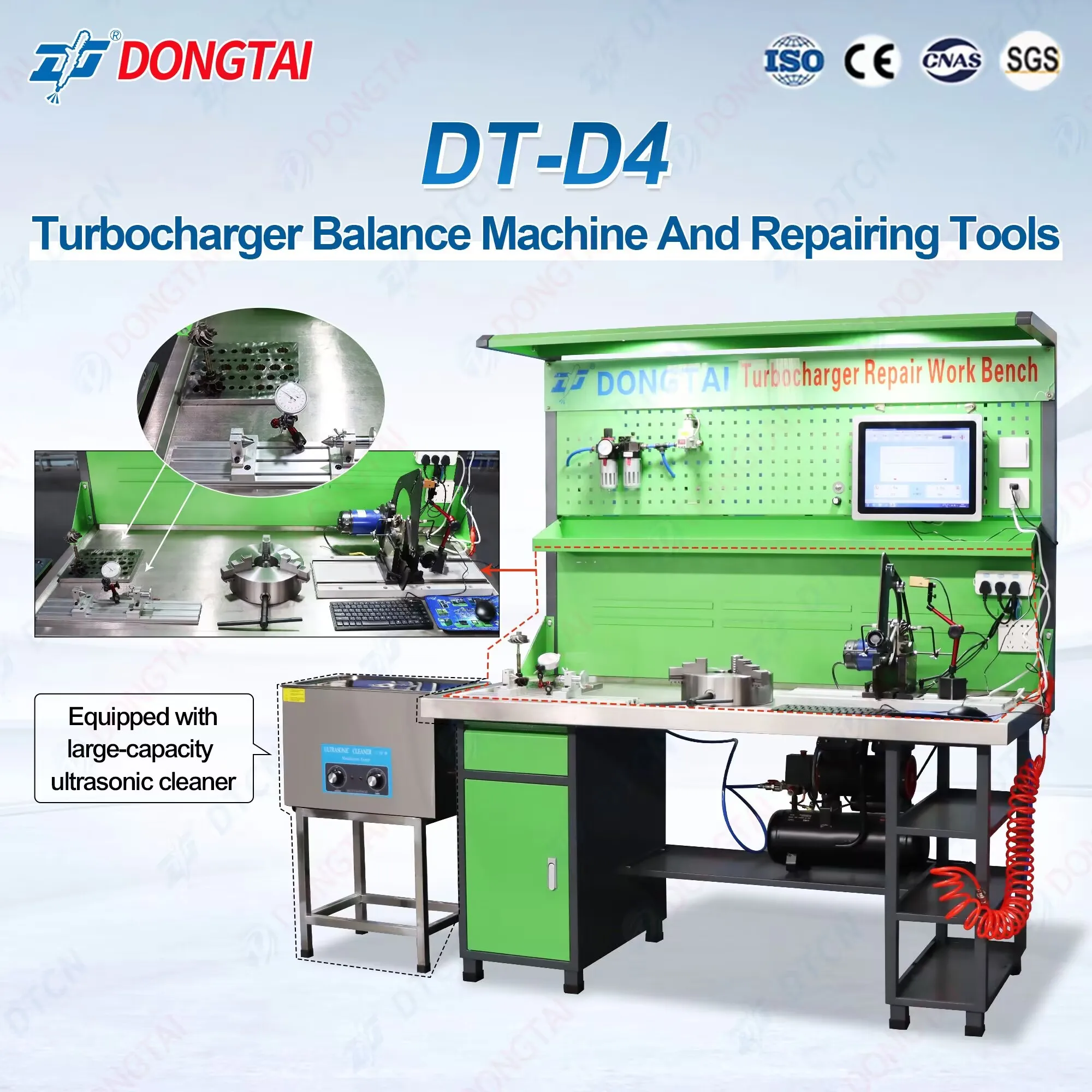 DT-D4 Turbocharger Balance Machine - Precision and Reliability