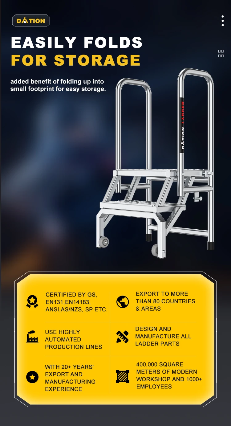 Great Stability Multi-scene Use Portable And Compact Ladder 330 Pounds ...