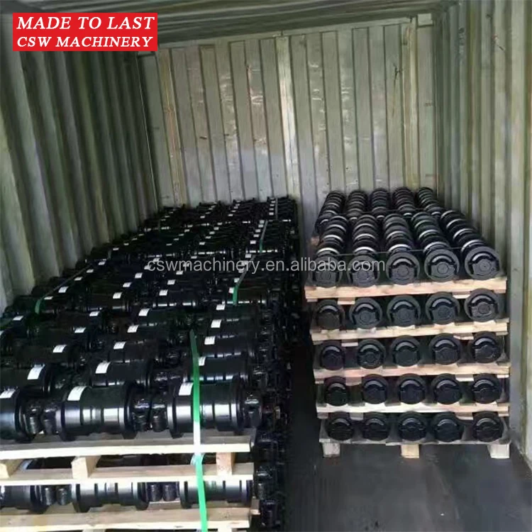 Excavator Bottom Track Roller Undercarriage Spare Parts Hydraulic Wheel ...