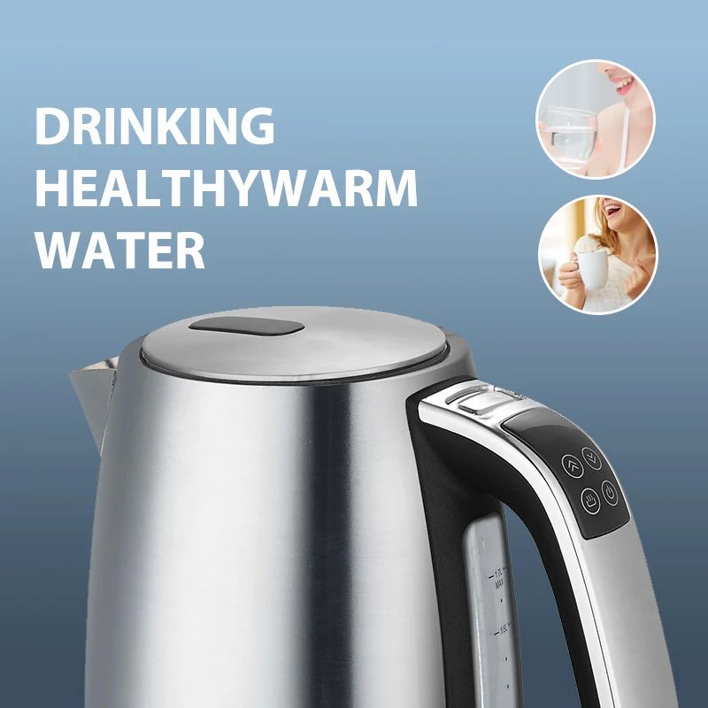 Digital Stainless Steel Themo Electric Kettle 1.8l Electric Stainless ...