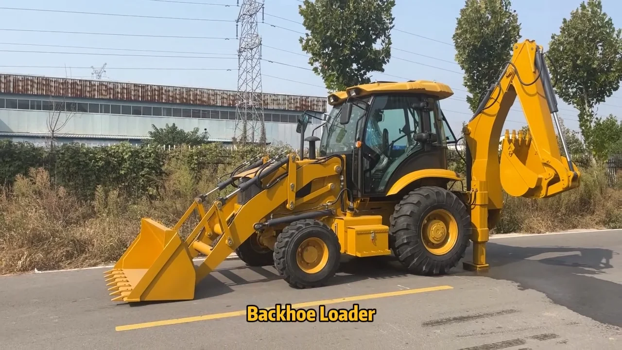 Chinese Factory 4x4 Micro Backhoe Loader Excavator Mini Front End ...