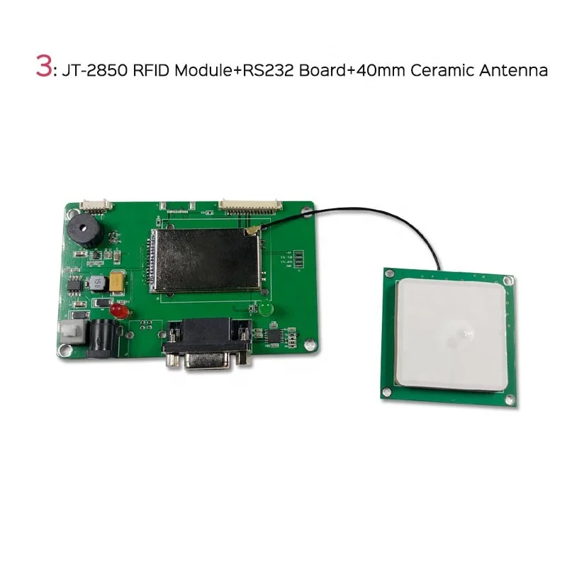 Jt-2850 Uhf Rfid Development Kit With 3dbi 40mm Ceramic Antenna For ...