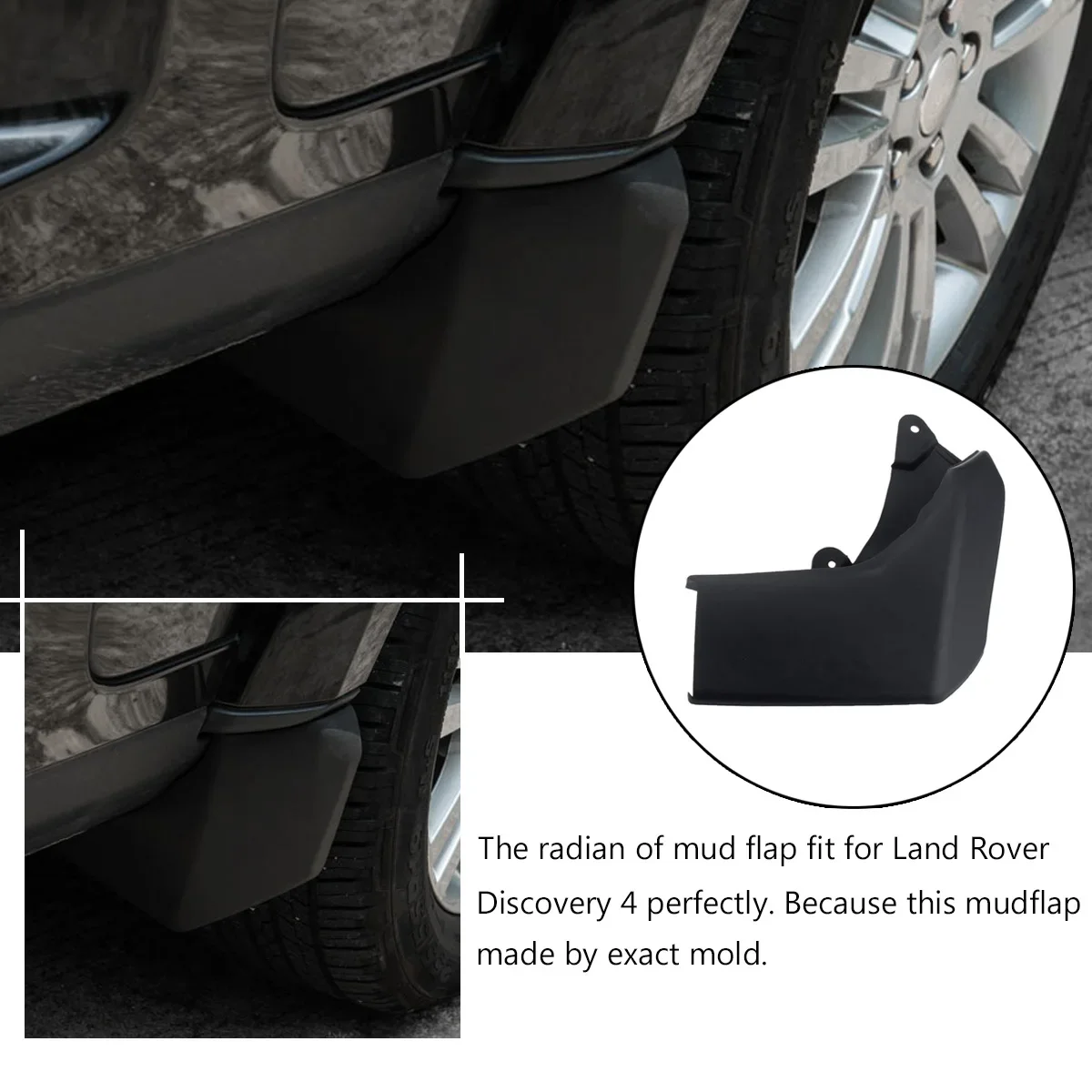 Car Mud Flaps for Land Rover Discovery 3 4 LR3 LR4 2010-2019 Fender ...