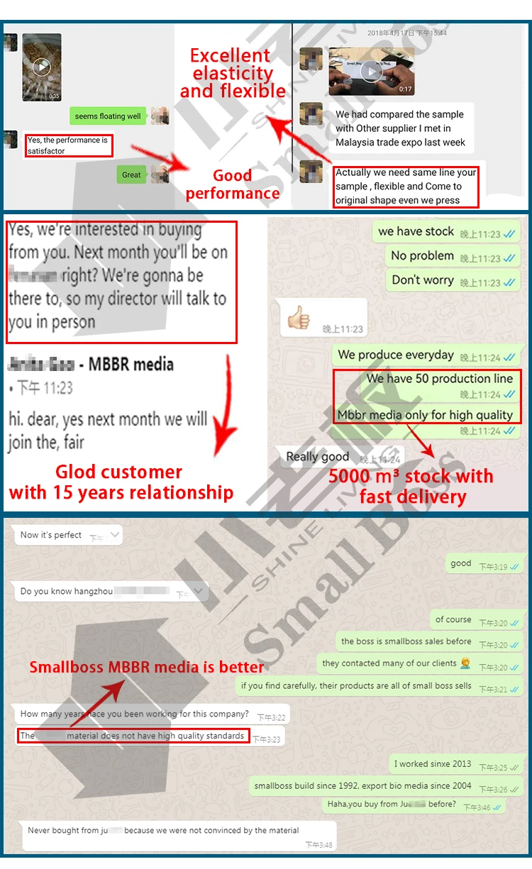 K1k3k5 Mbbr Wastewater Treatment Plant Bio Media S Type Bio Meida For ...