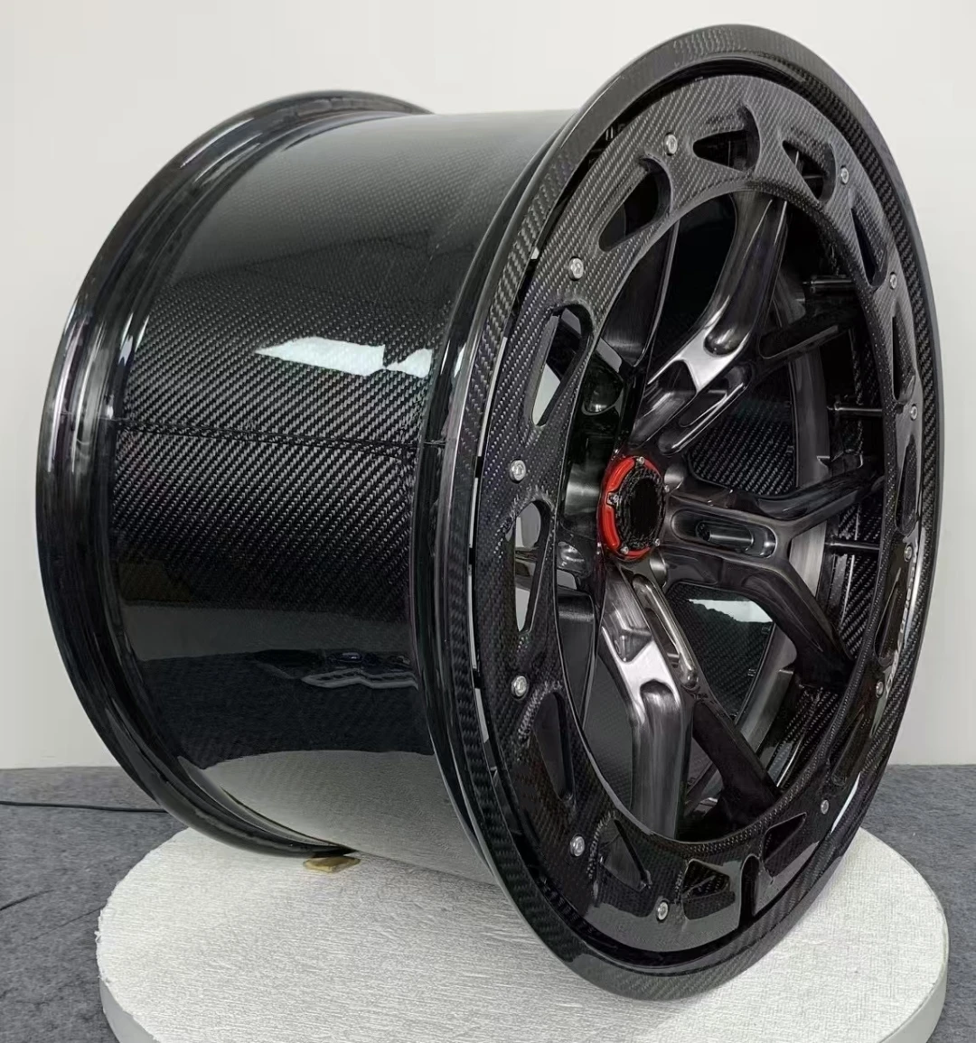 17-22 Inch Carbon Fiber Multi Spoke Two-piece Forged Wheel 5x112 PCD ...