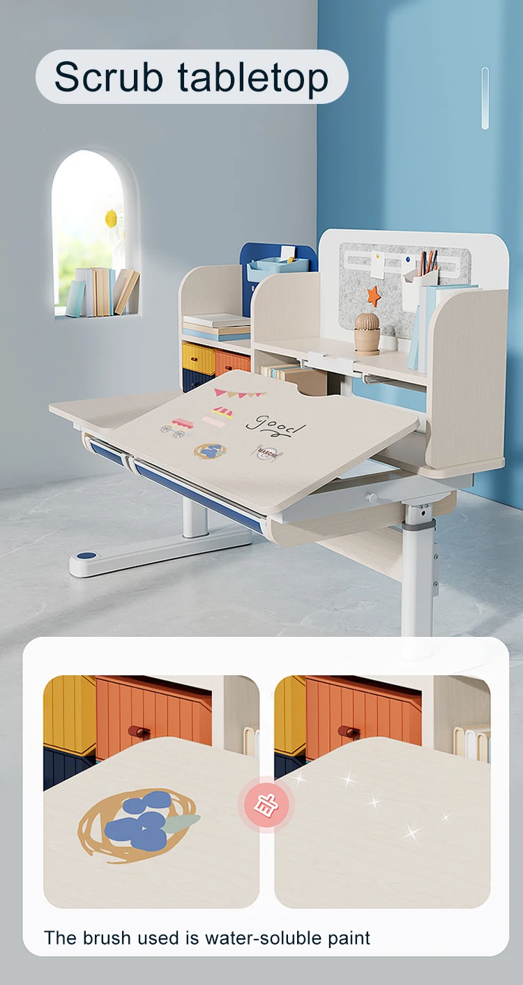 Ergonomic Children's Learning Desk - Adjustable & Stylish