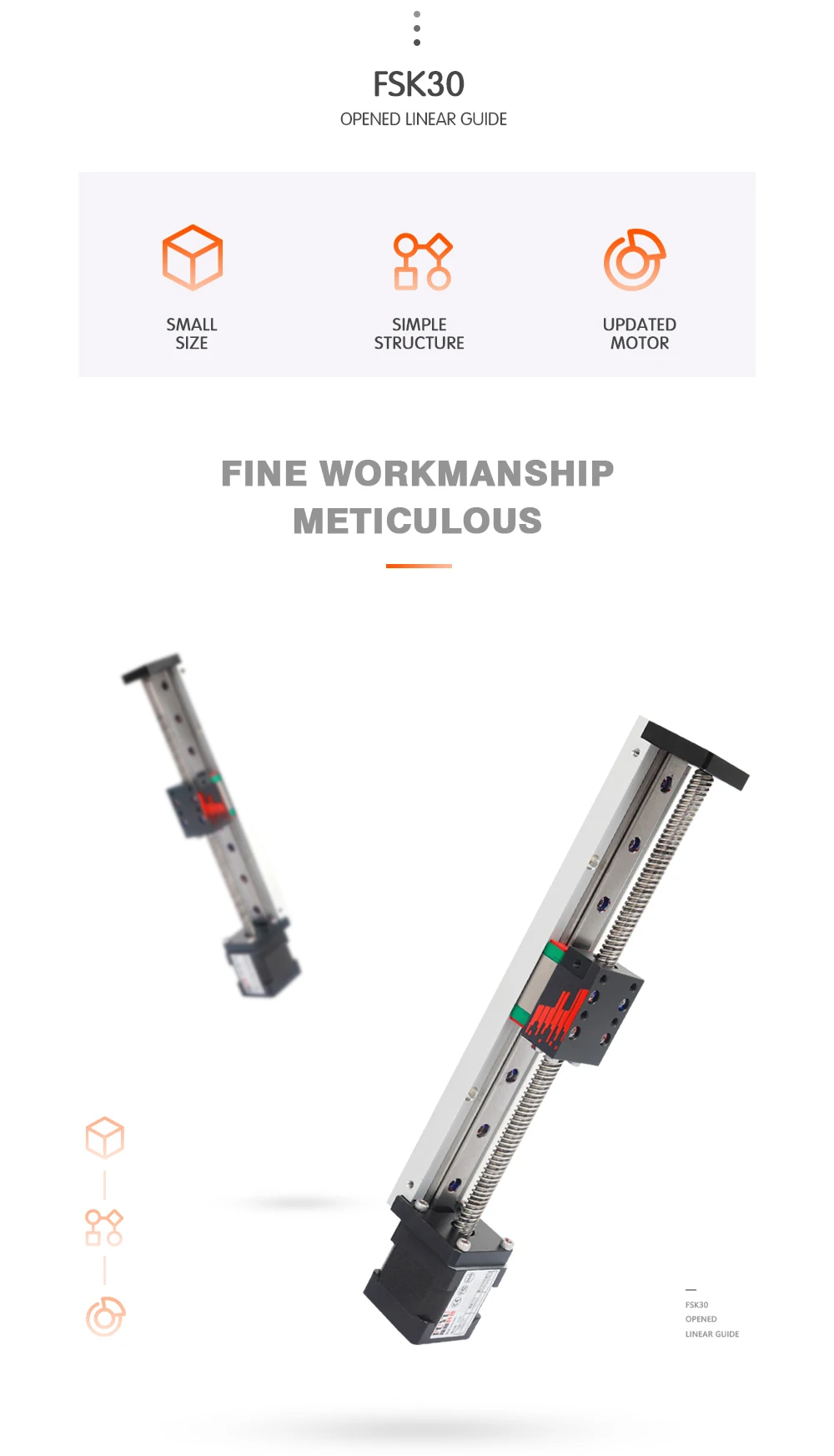 Micro Slider Miniature Ball Screw Actuator - Precision & Speed