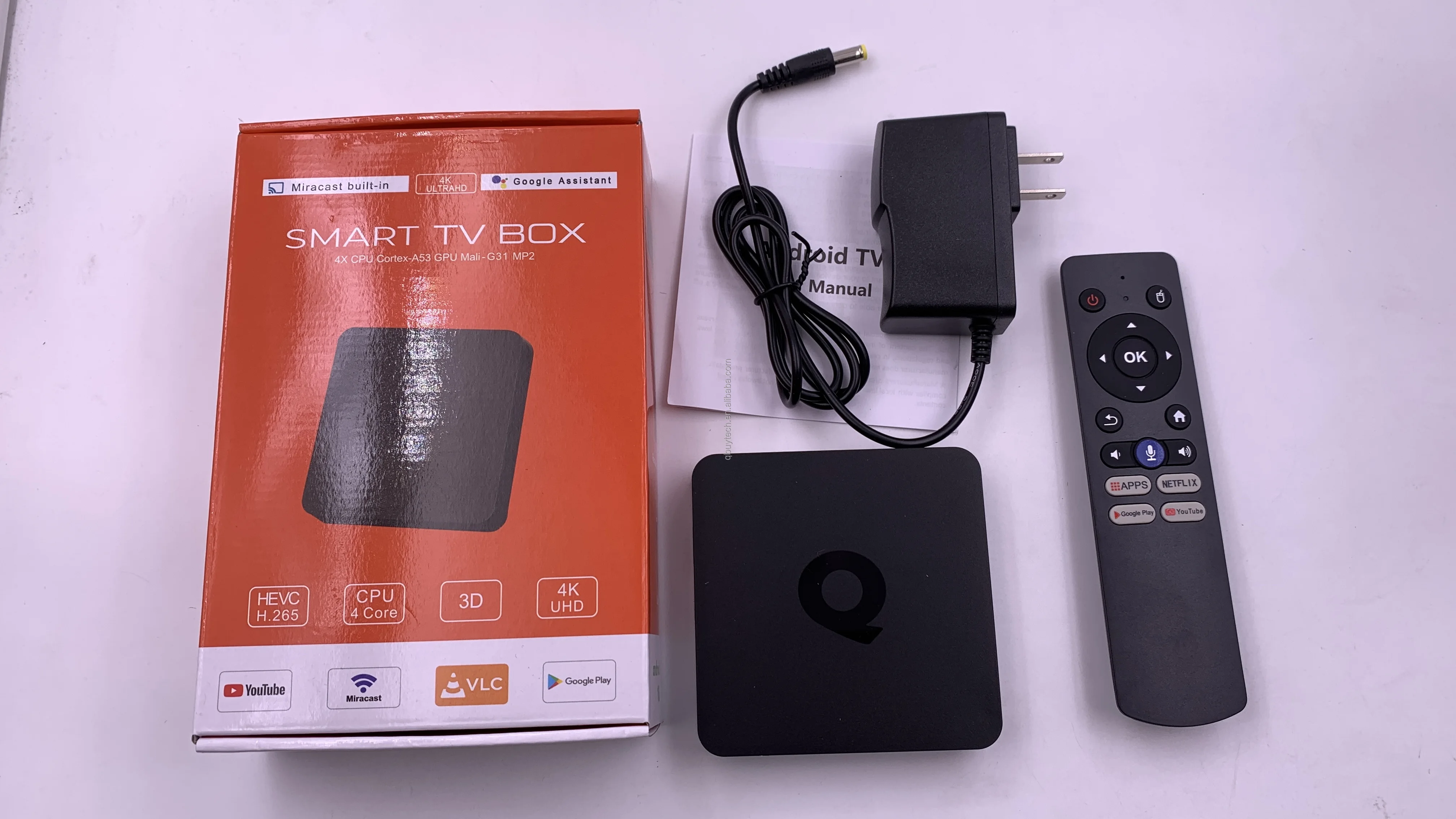 New Atv Tv Box Allwinner H313 4k Video Ota Upgrade Tv Box Android 10 ...