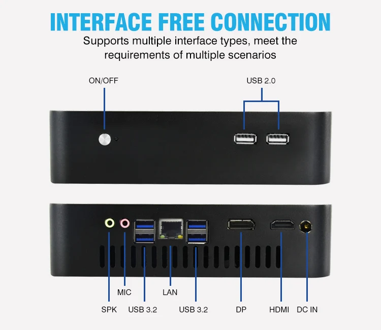 Mini Nettop PC N100-L10 - 12th Gen Intel Alder Lake Smart X5