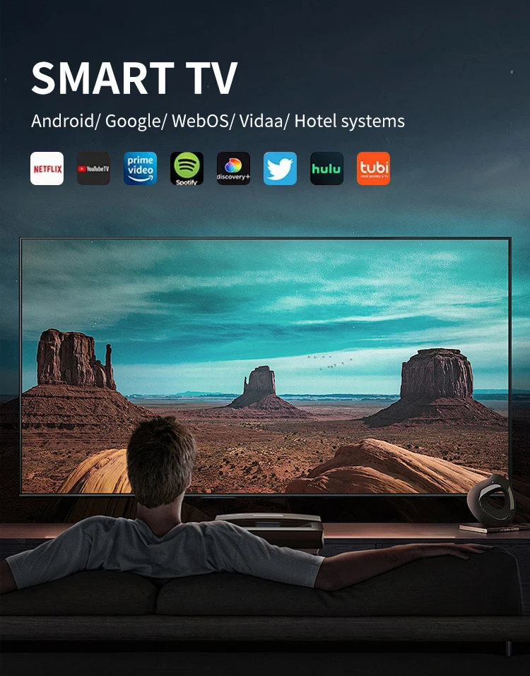 100 Inch LED TV - 4K UHD Smart Television with Tempered Glass