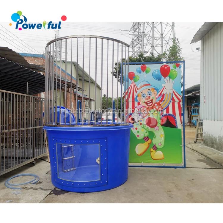 Cheap Splash Dunking Booth Plastic Bucket Water Dunk Tank Games for Sale