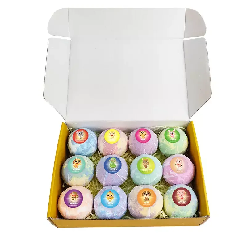 Natural Handmade Bath Bombs For Kids With Animals Toys Organic Bubble ...