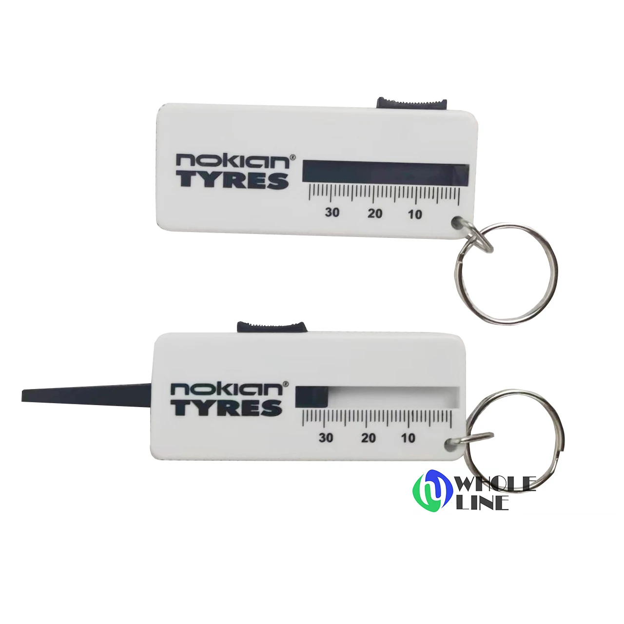 Promotional Gift Mini Plastic Tire Tread Depth Gauge With Keychain ...
