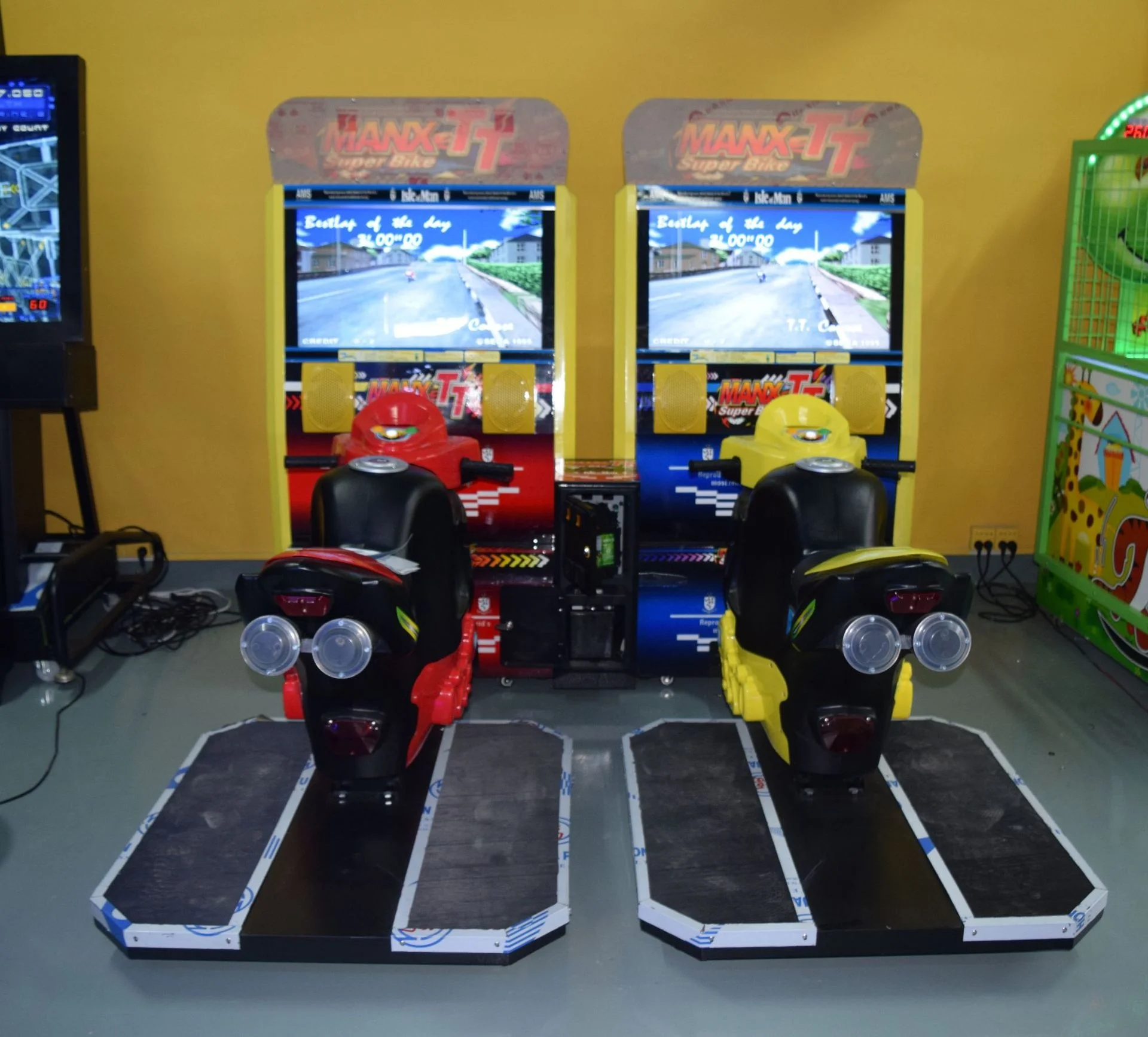 42inch Large Single-seater TT Motorcycle Simulation Racing Arcade Coin ...