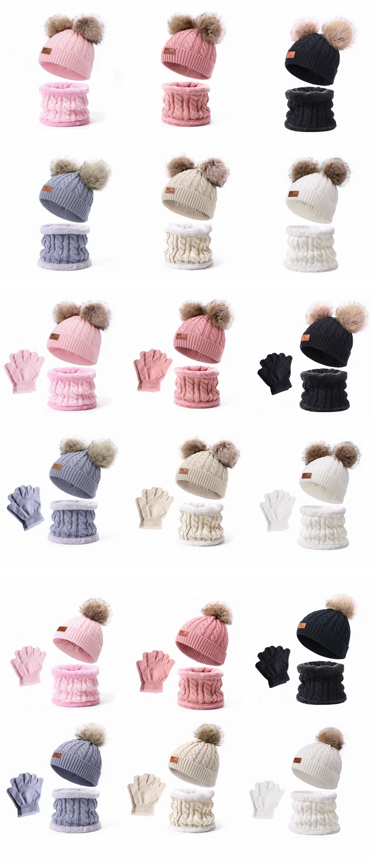 High Quality Chunky Knit Thick Thermal Fleece Lined Neck Warmer Scarf ...