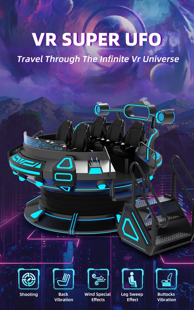 Movie Power Family Vr Vr Flying Saucer Equipped With Control System 360 ...