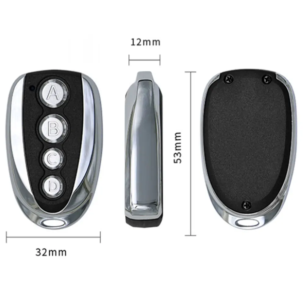 Metal Four-key Universal Copying Garage Door Wireless Remote Control ...