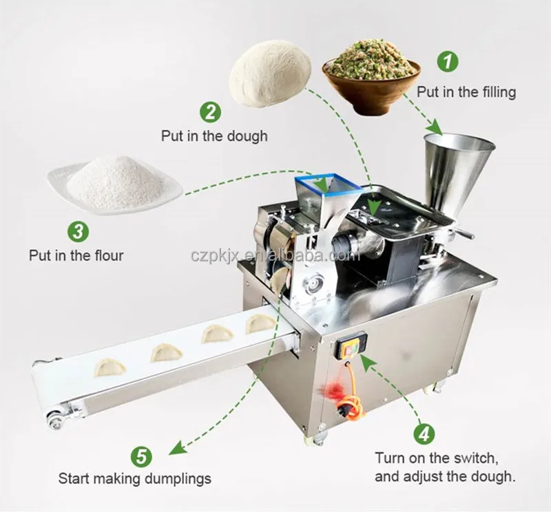 Electric Automatic Dumpling Empanada Making Machine Samosa Ravioli ...