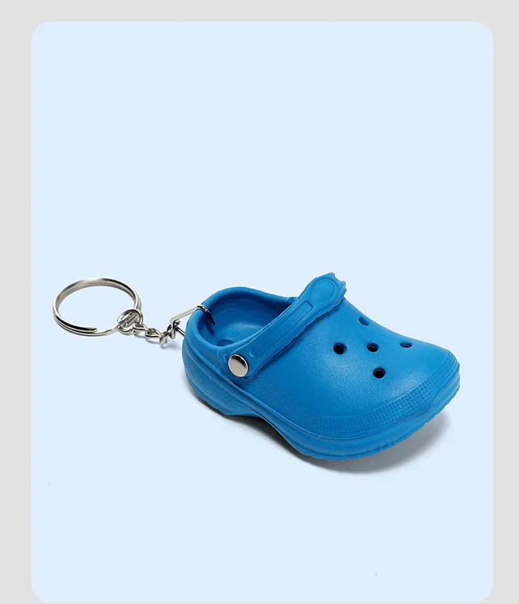 Wholesale Lovely Cute 3d Mini Eva Plastic Croc Key Chain Foam Hole ...