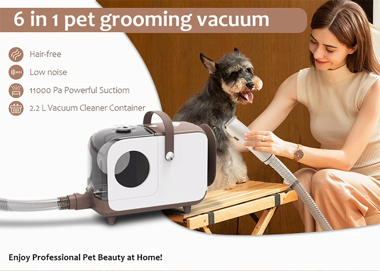 Oem New Pet Grooming Kit Silent Vacuum Cleaner Dog Remove Hair Cat Hair ...