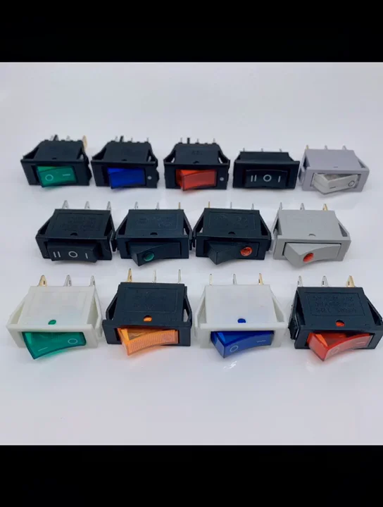 Kcd3 Series Red On-off 16a 250v Illuminated Rocker Switch With Led ...