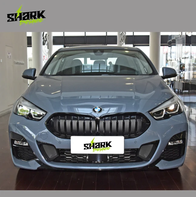 Black Primer Front Bumper Grille For Bmw F44 218i Body Kit Single Slat ...