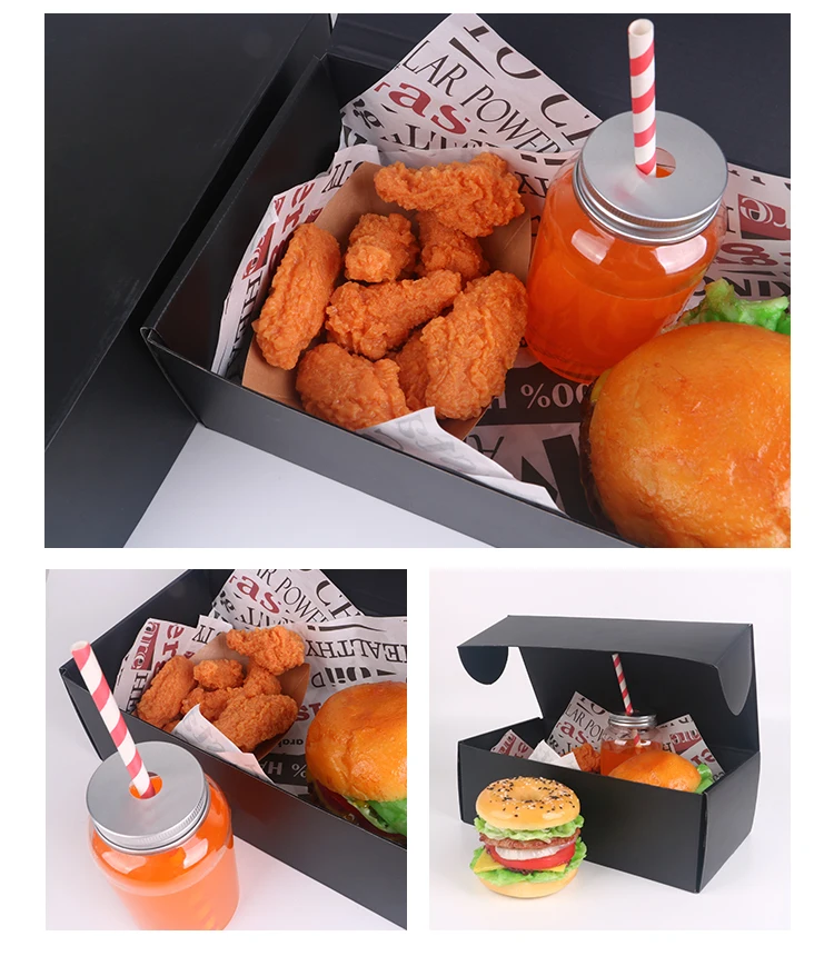 Custom Sandwich Box Restaurant - Kraft Paper Packaging