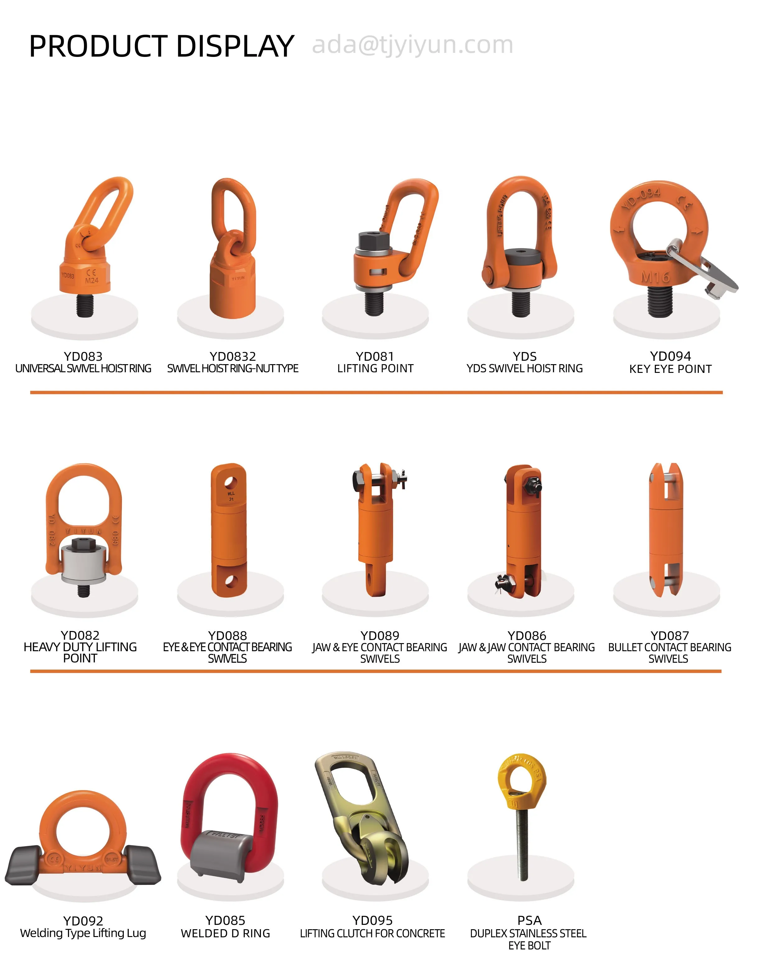 Rebuildable Designs Withstands Heavy Side Loads Heavy Duty Swivel Rings ...