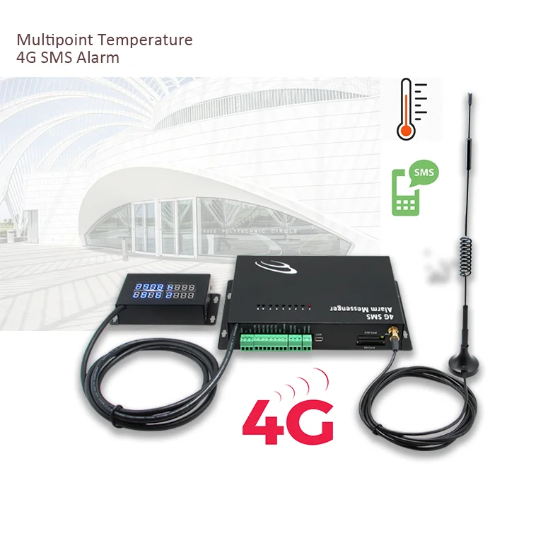 4G SMS Alarm Factory House Smoke Leak Sensor Wireless Fire Detector Alarm Smart Fire Alarm ...