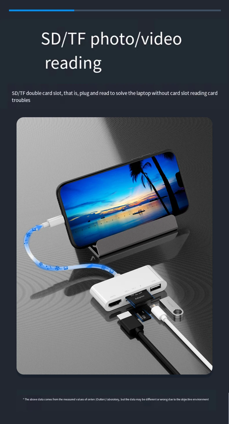 Lightning HUB - Multi-Functional Docking Station for Iphone