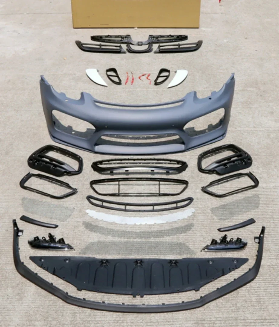 Body Kit Front Bumper Rear Lip Assembly For Porsche Cayman 981 718 ...