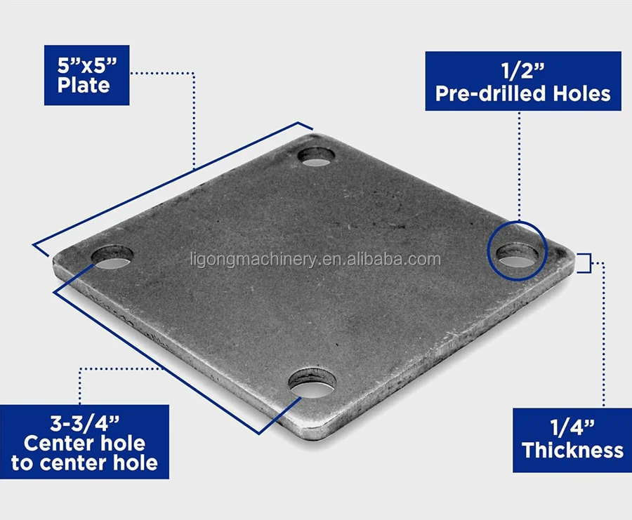 Galvanized Steel Fence Base Plate for Structure Support Scaffold Metal ...