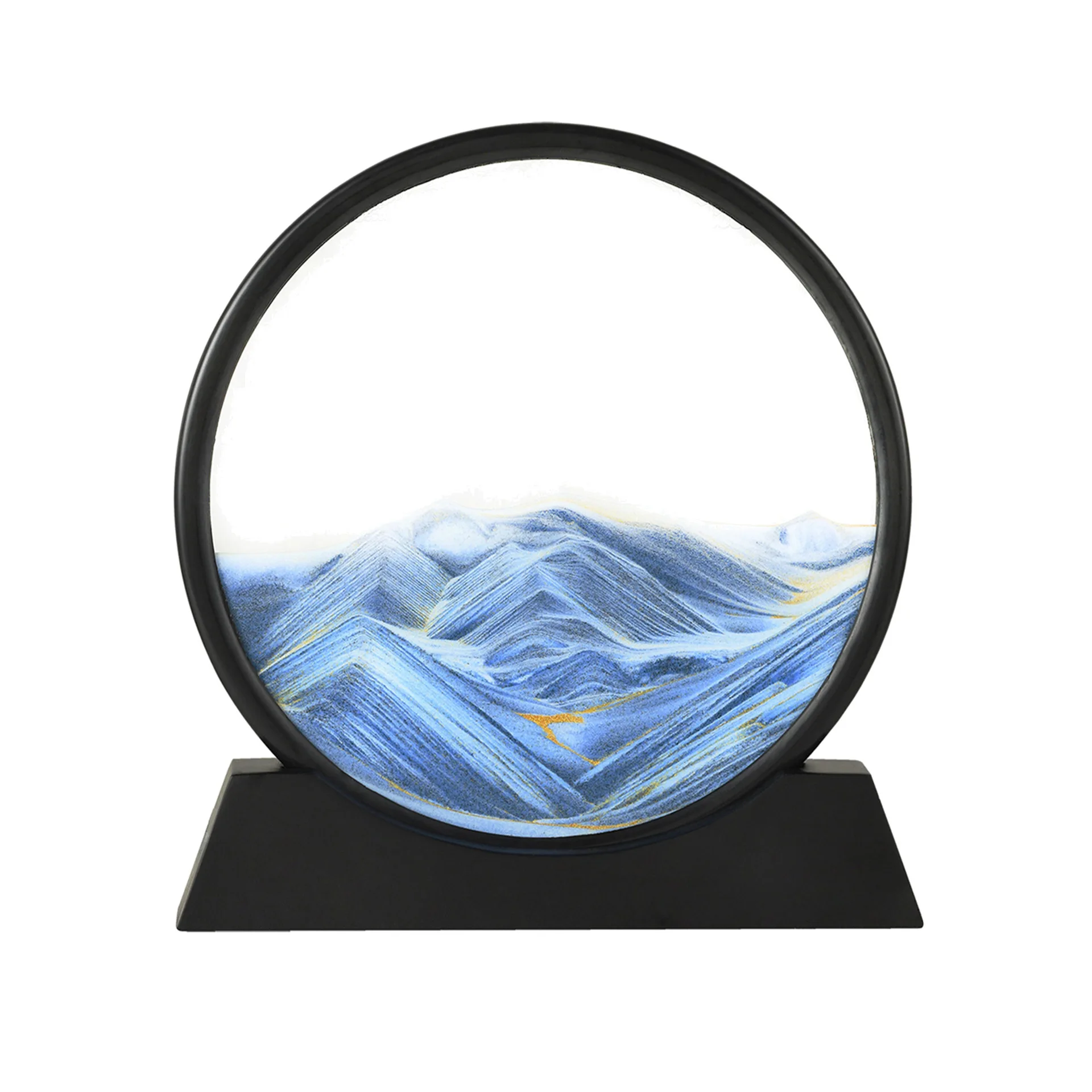 3D Hourglass Deep Sea Sandscape - Rotating Art Sand Art